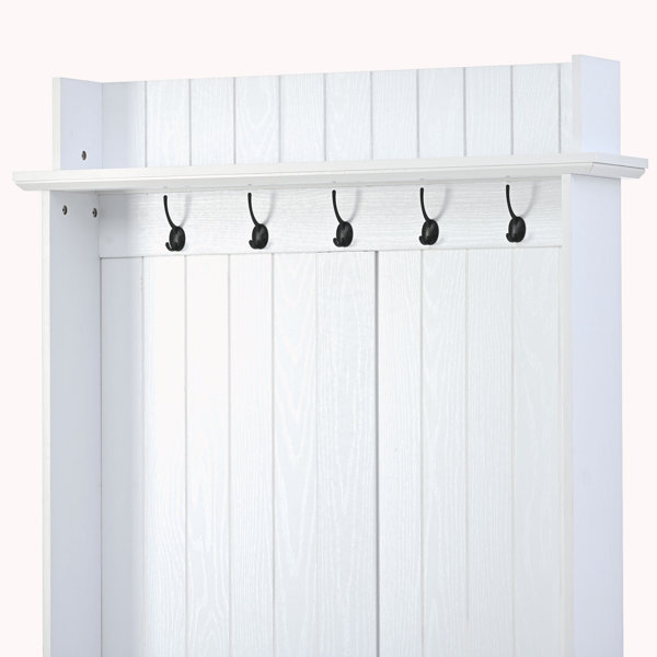 Bayou Breeze Ailbhe Hall Tree 38.2'' Wide with Bench | Wayfair